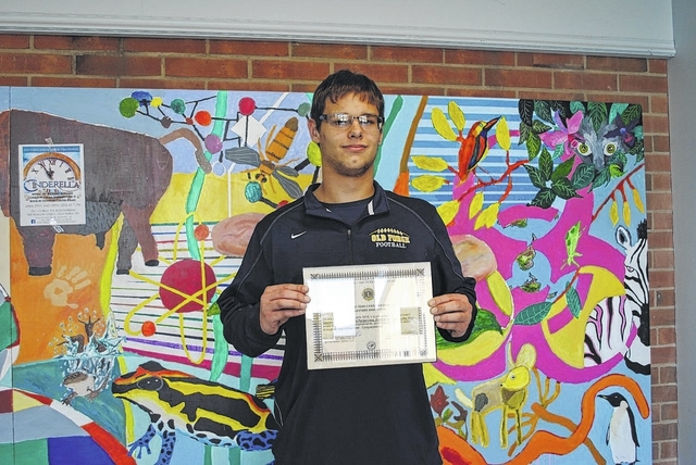 Old Forge High School student Steven Ferber receives Leo of the Year ...