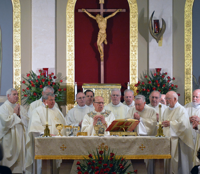 Mass honors Rev. Joseph Adonizio’s 60th anniversary in the priesthood ...