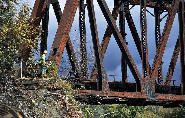 Demolition begins on Coxton Railroad Bridge | The Sunday Dispatch