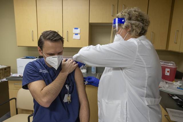 Geisinger employees begin receiving second dose of COVID-19 vaccine ...