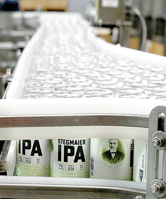 Stegmaier IPA comes rolling off the line at Susquehanna Brewing Co ...